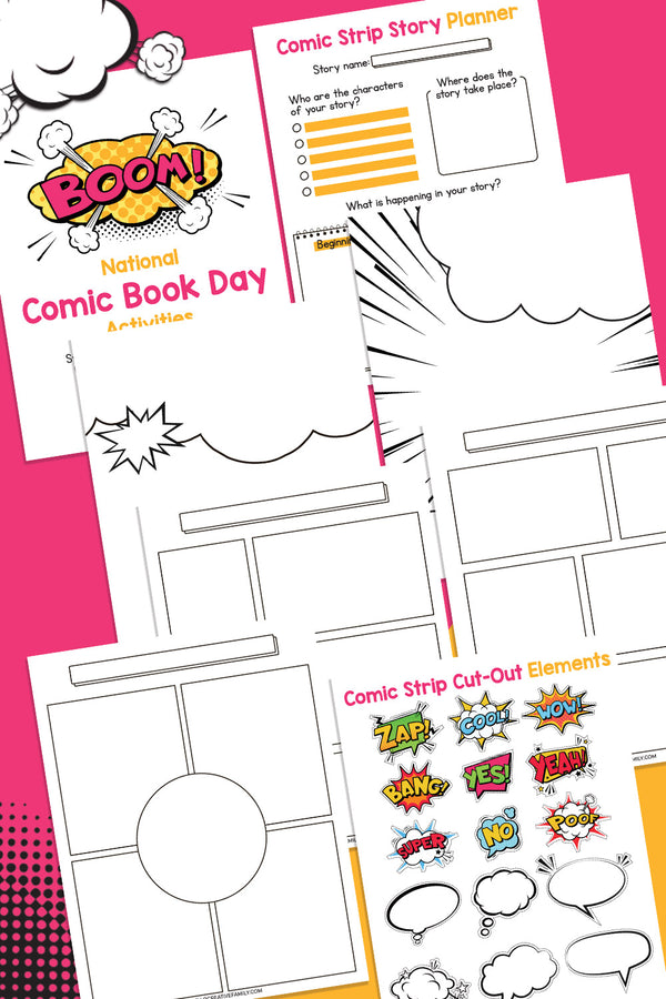 Comic Book Creator Printable – Hello Creative Family