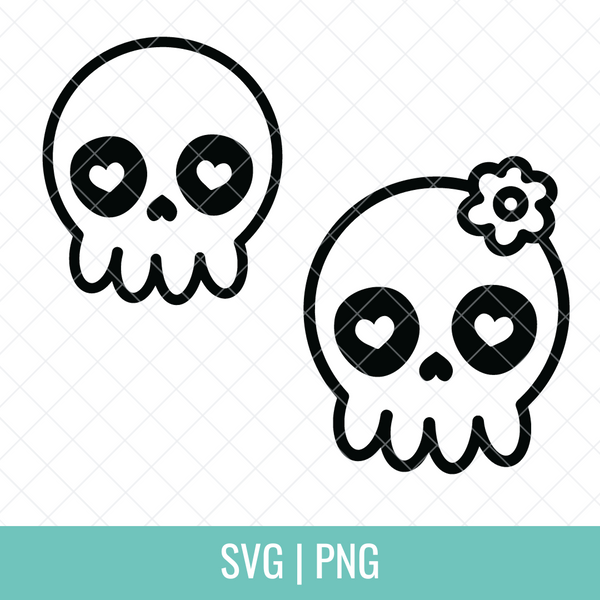 Skull Duo Cut files and PNGs – Hello Creative Family