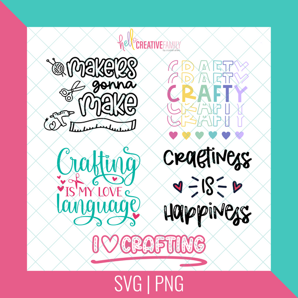 Crafty SVG Bundle – Hello Creative Family